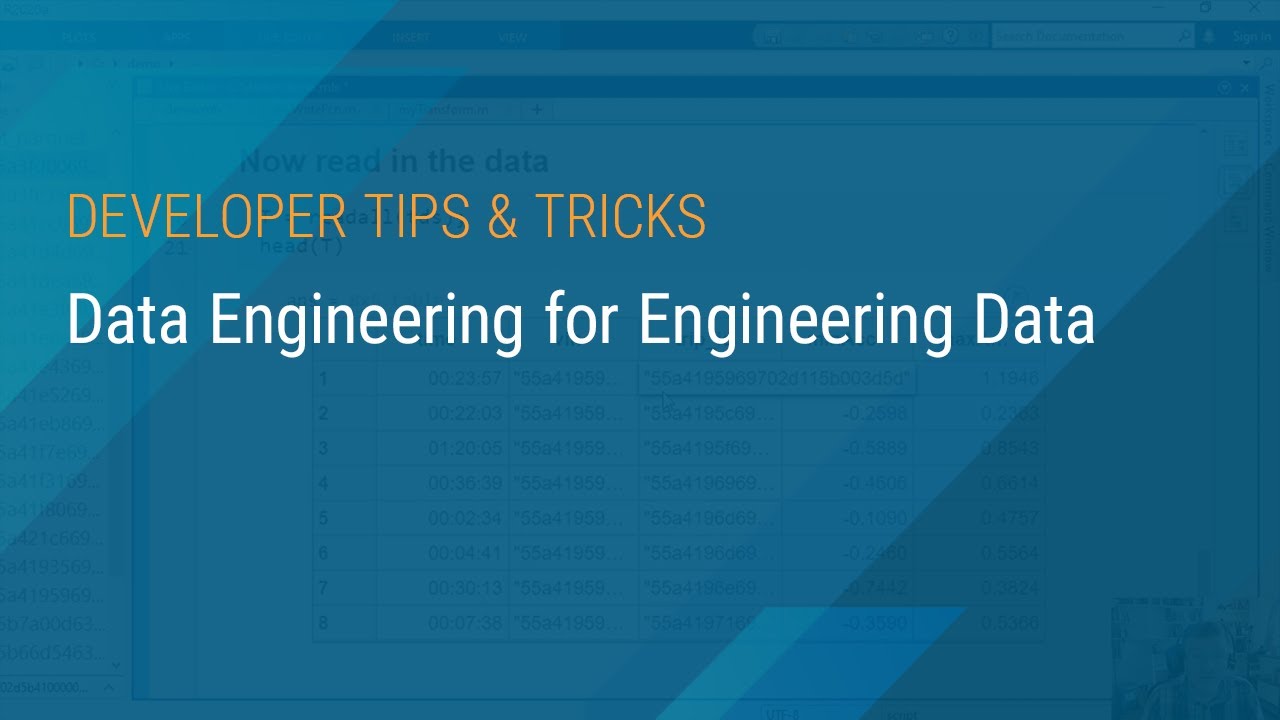 Data Engineering for Engineering Data