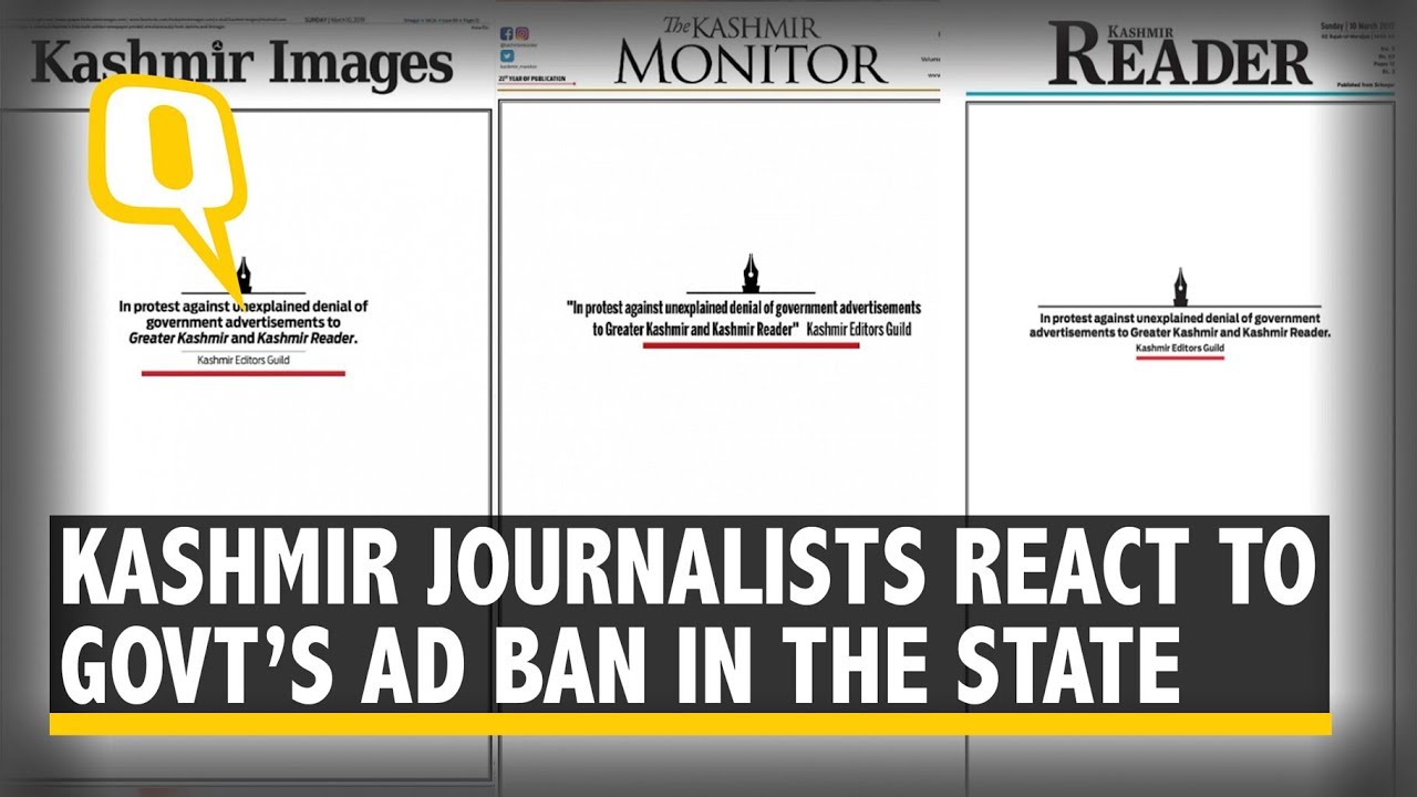 Prolonging Ad Ban Will Mean Job Cuts: ‘Kashmir Reader’ Journalist | The Quint