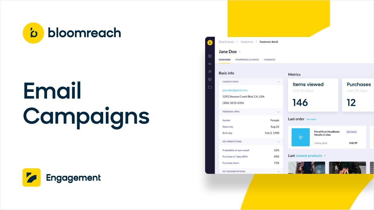Bloomreach Engagement | Email Campaigns