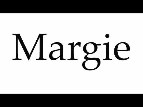 How to Pronounce Margie