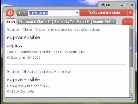 Definición de suprasensible
