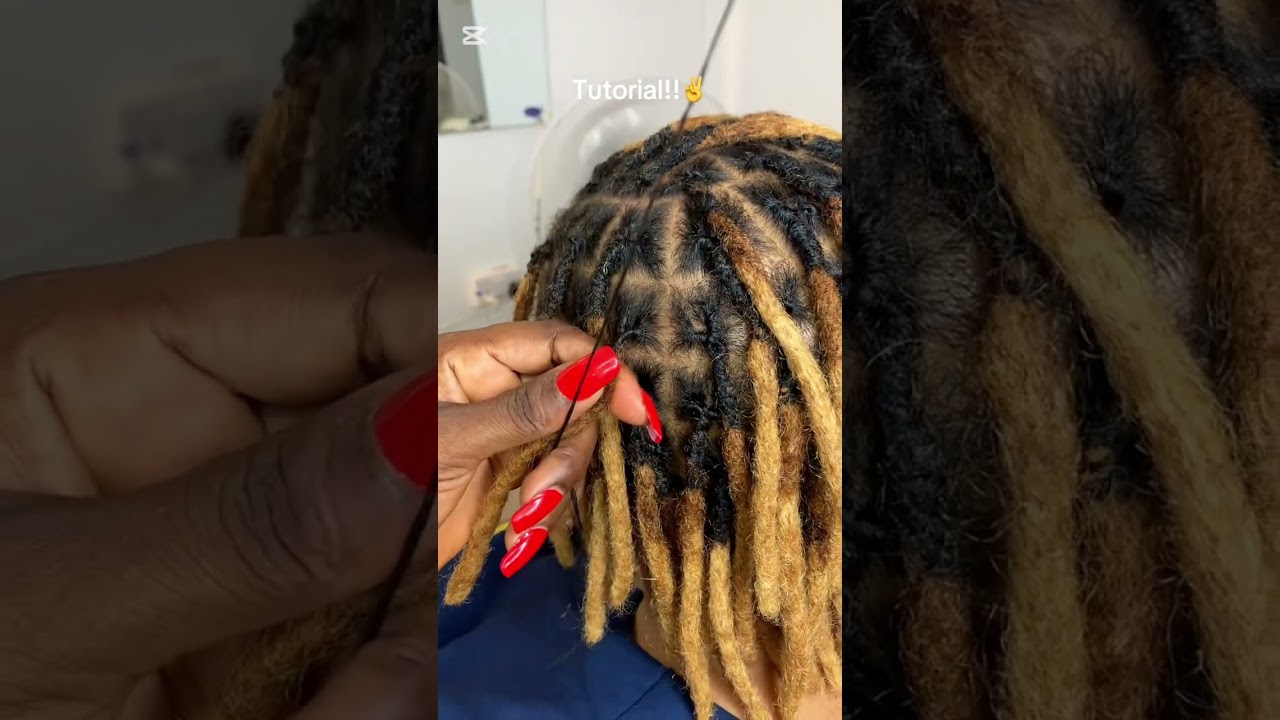 How to use needle and thread method for ur loc installation ✌️✌️