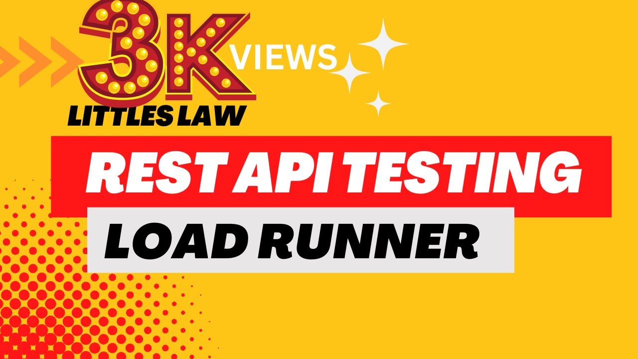 How to create REST API script for Load Testing in Loadrunner #loadrunner @vasanthtechtalk