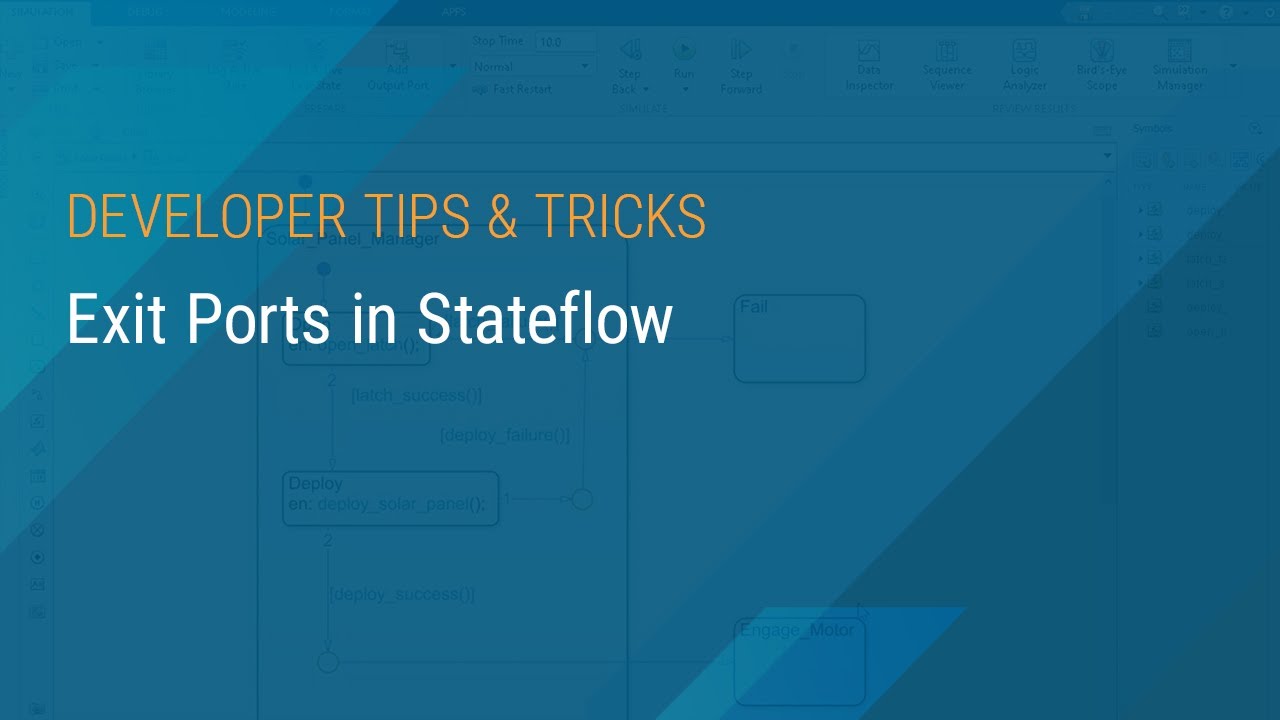 Exit Ports in Stateflow