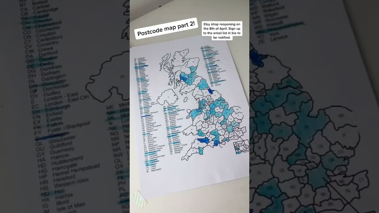 U.K postcode sales map!