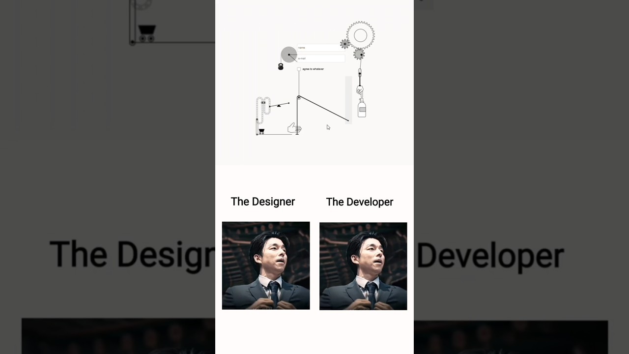 Robotic Login UI Design 🔥 Smooth Website Animation #shorts