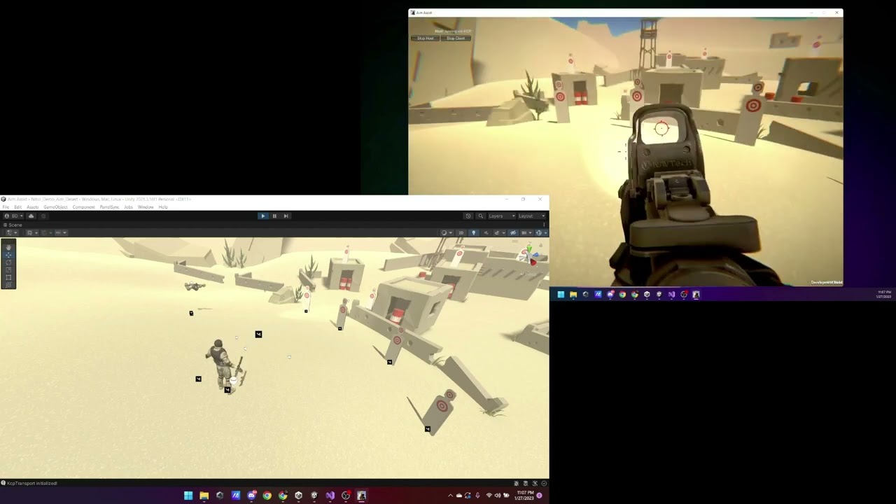Unity Prototype: Mirror Networking with RayFire Destruction