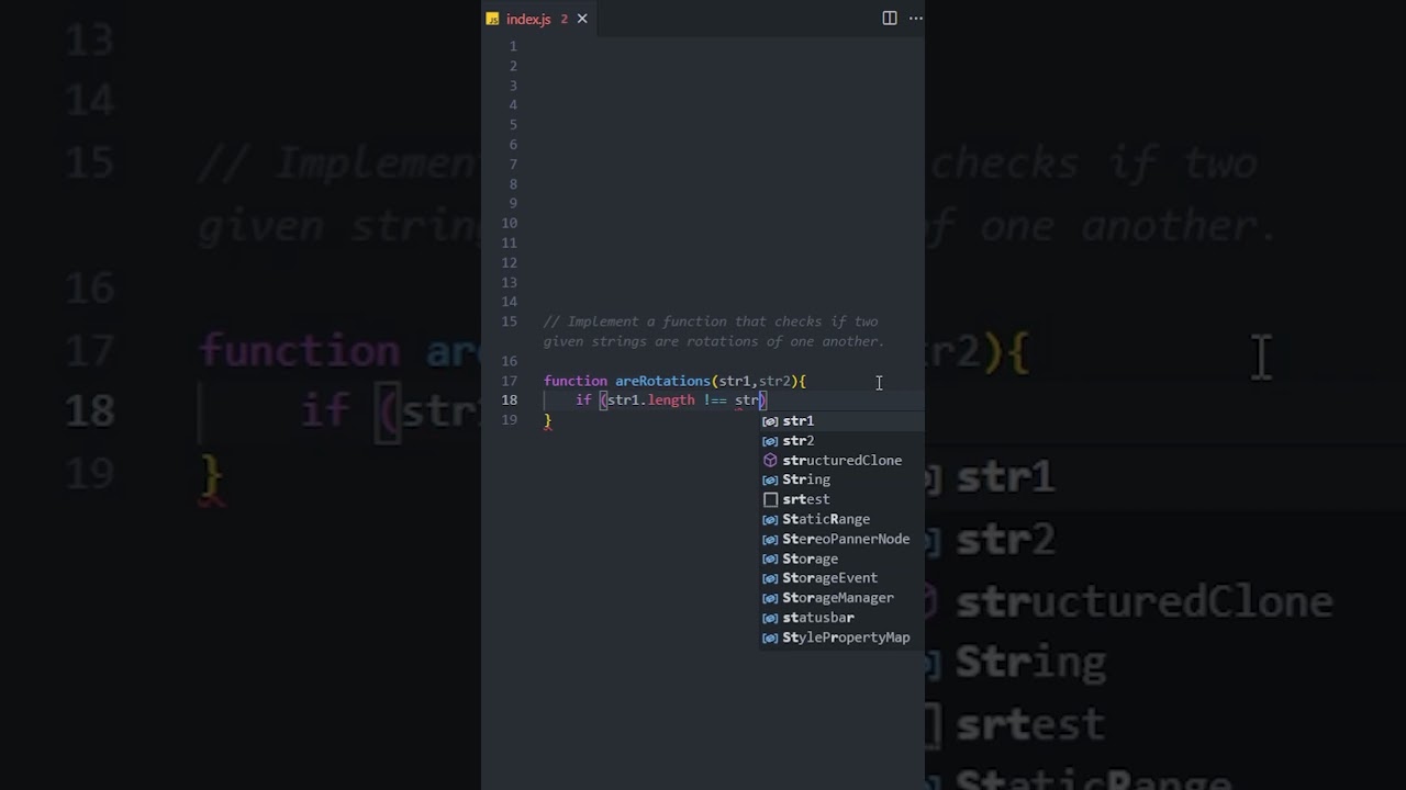 Lets solve this JavaScript interview question under 1 minute #code #coding #javascript #interview