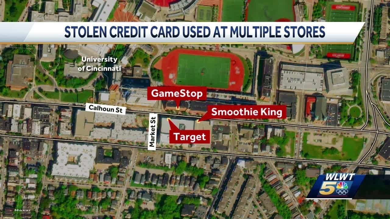 Cincinnati police searching for suspects accused of using stolen credit card near UC