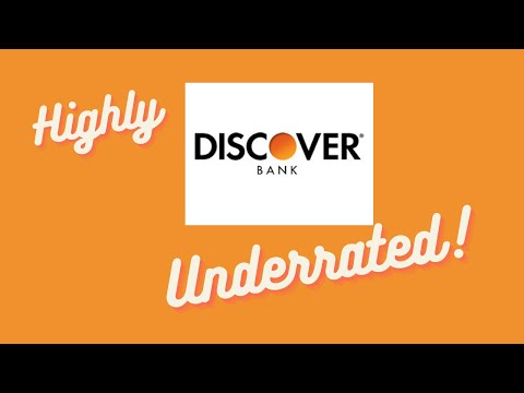 Discover Bank - Highly Underrated!
