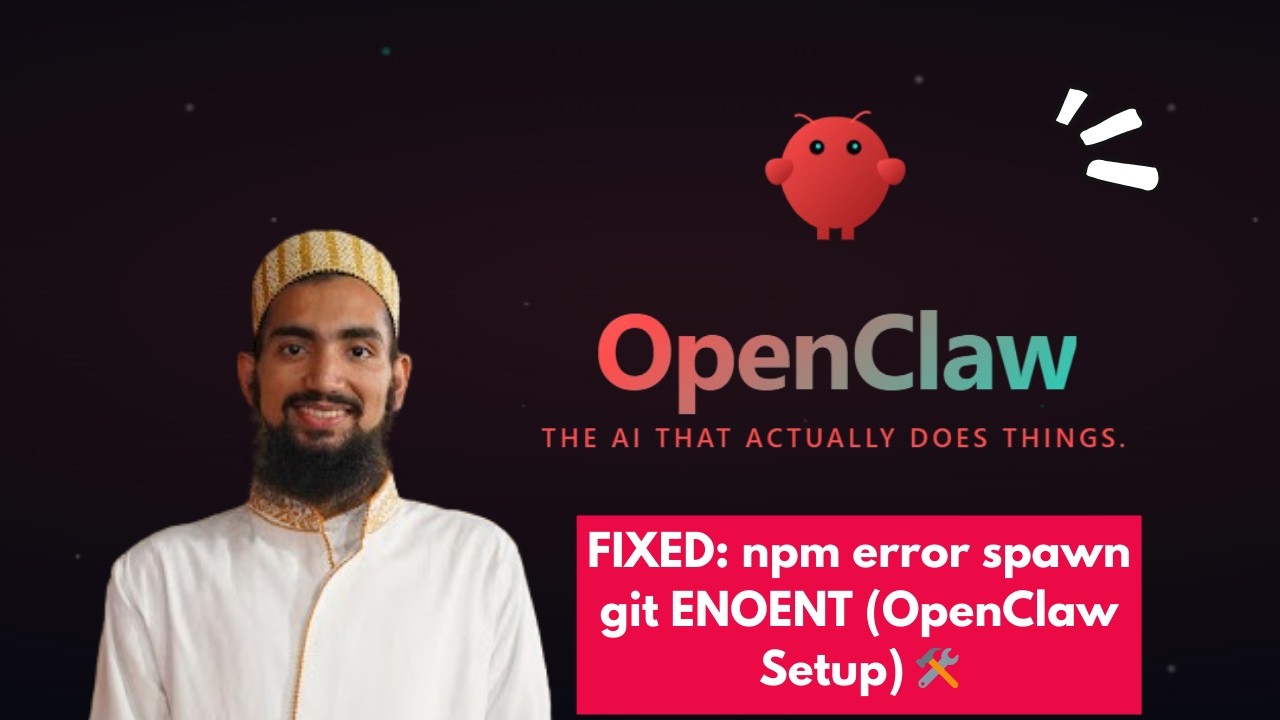 FIXED: npm error spawn git ENOENT (OpenClaw Setup) 🛠️