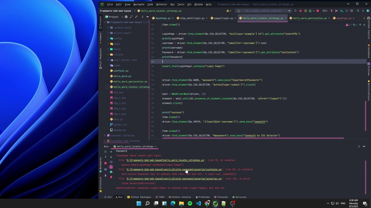 Utilizing Assertions with AssertPy in Selenium & Python