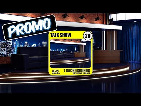 Talk Show - Cartoon Animator/Scene - Reallusion Content Store