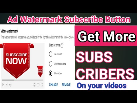 New Subscribe button kaise lagaye | Branding Watermark kaise banaye. Custom YouTube Watermark 1080Hp