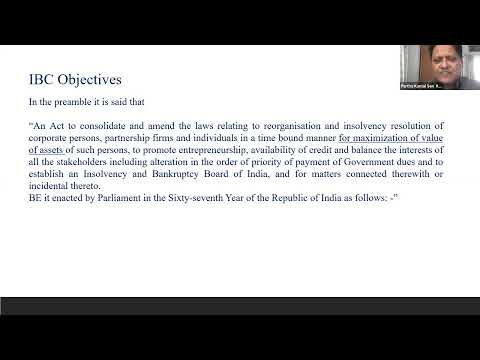 Workshop | Navigating the IP: Authorized Representative and Bankruptcy Trustee Perspectives (P-II)