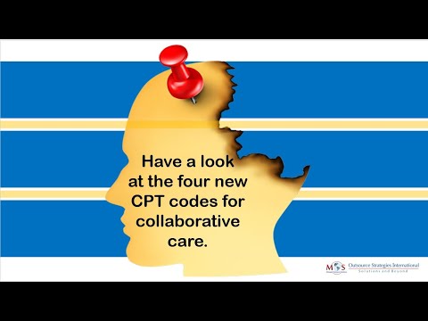 What Are the 4 New CPT Codes for Collaborative Care?