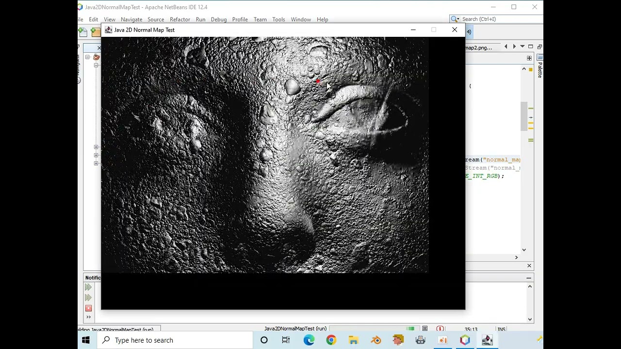 [Java 2D] from scratch - 2D Normal Map Effect Test