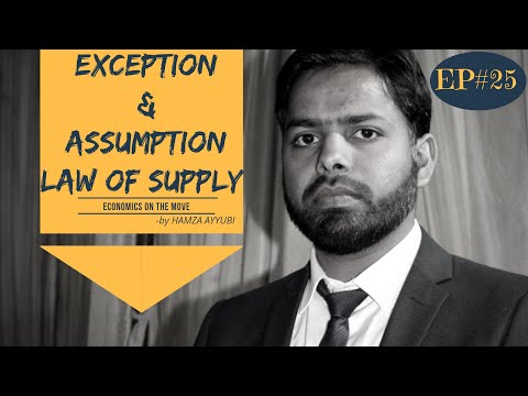 (25)What are the Exceptions and Assumptions to the Law of Supply (MICROECONOMICS CLASS XI ND XII)
