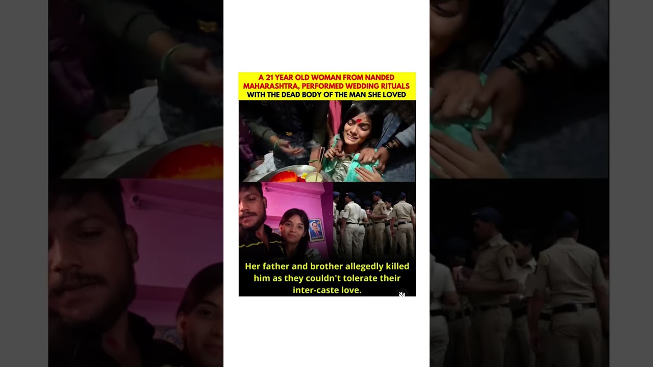 A 21 year old women married with the dead body of her boyfriend🥺#love#marriage#secrifice#facts#death