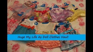 Huge My Life As Doll Clothes Haul for my American Girl Dolls!