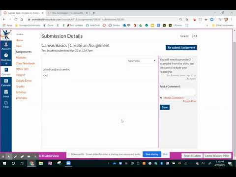 Tutorial: How to Check Comments on Assignments in Canvas