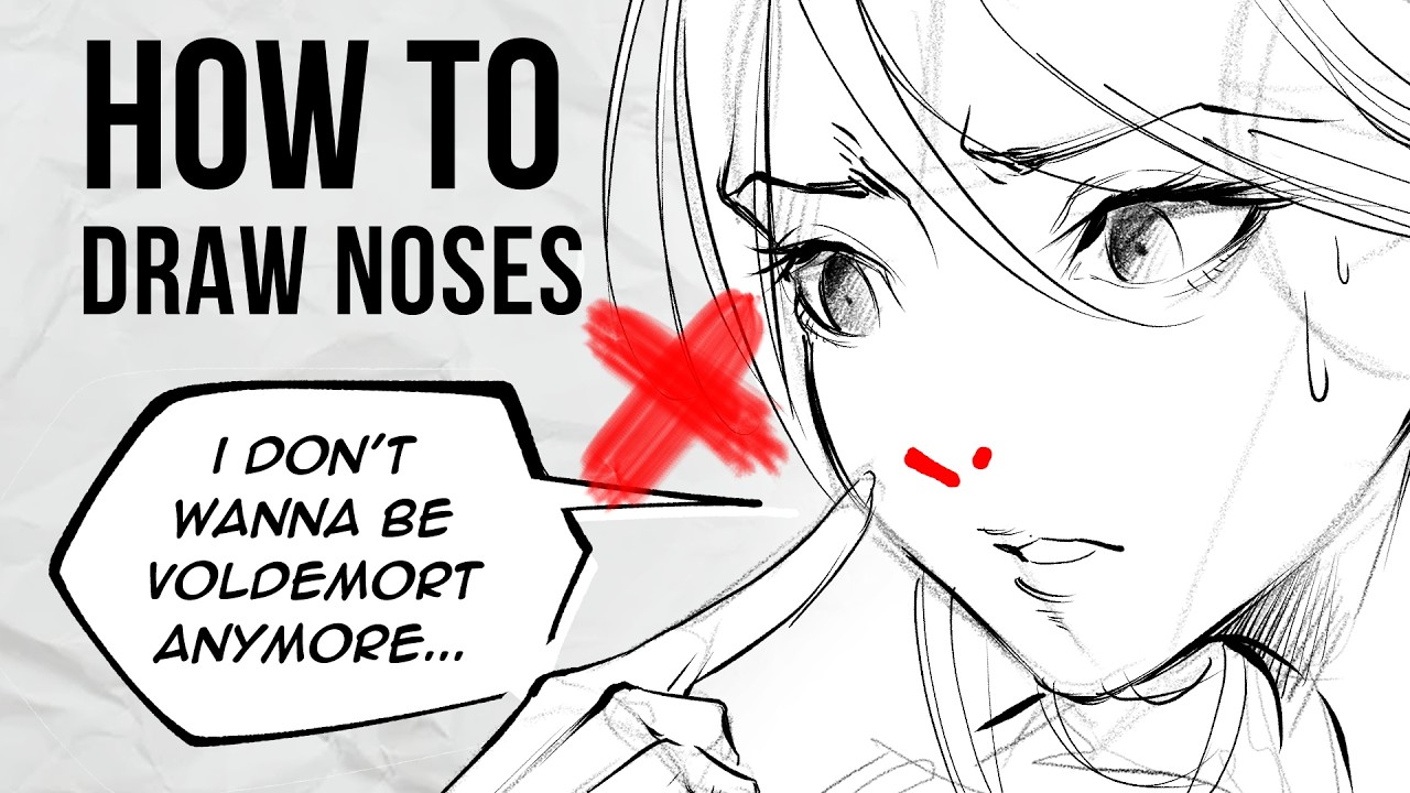 How (NOT) to draw Noses | Tutorial for Beginners | Drawlikeasir