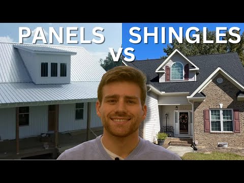 Asphalt Shingles vs Metal Panels (ROOFING COMPARISON)