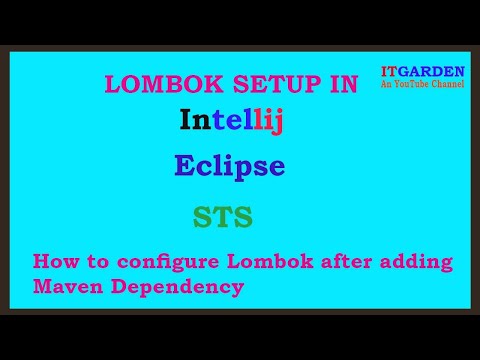 Lombok configuration in intellij , Eclipse and STS