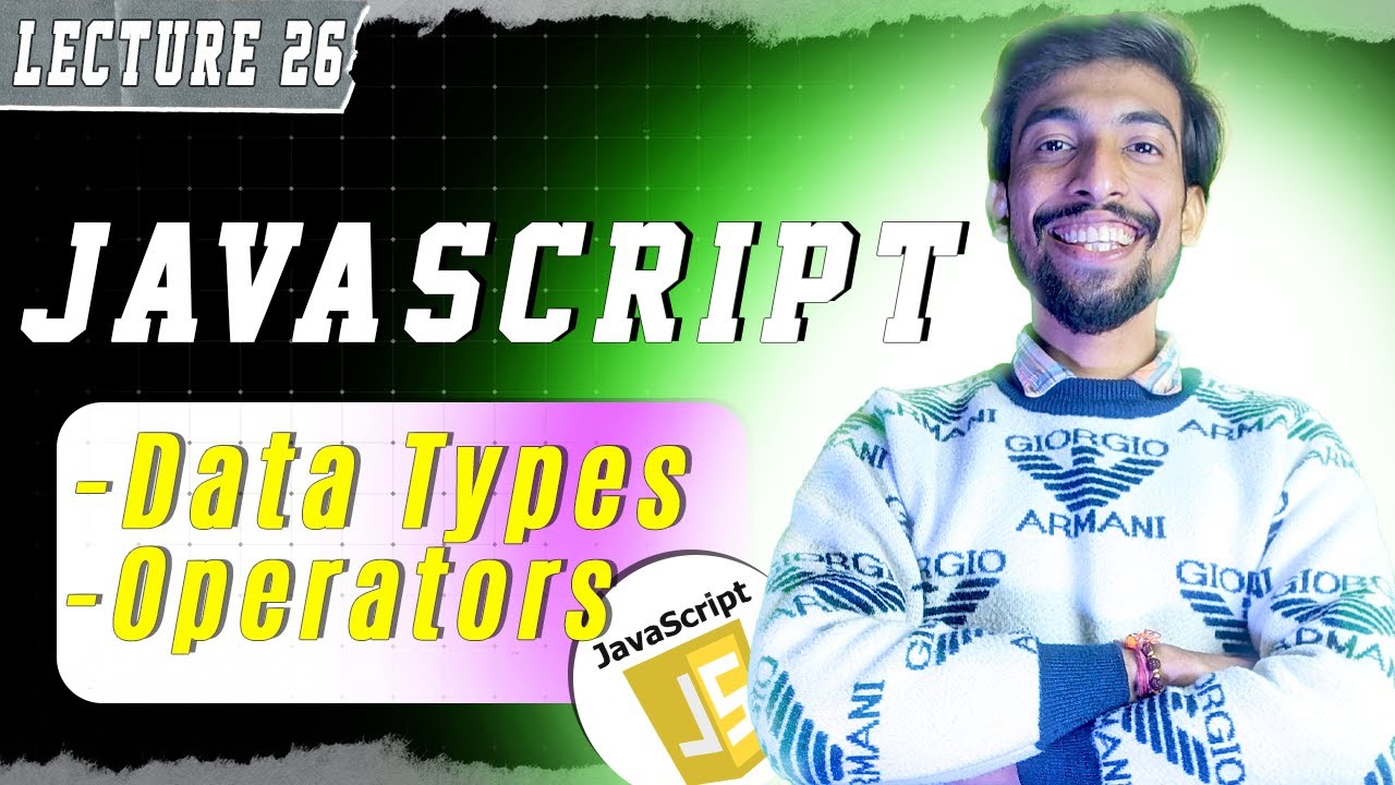 What are Data Types & Operators in JavaScript | @thecodethread
