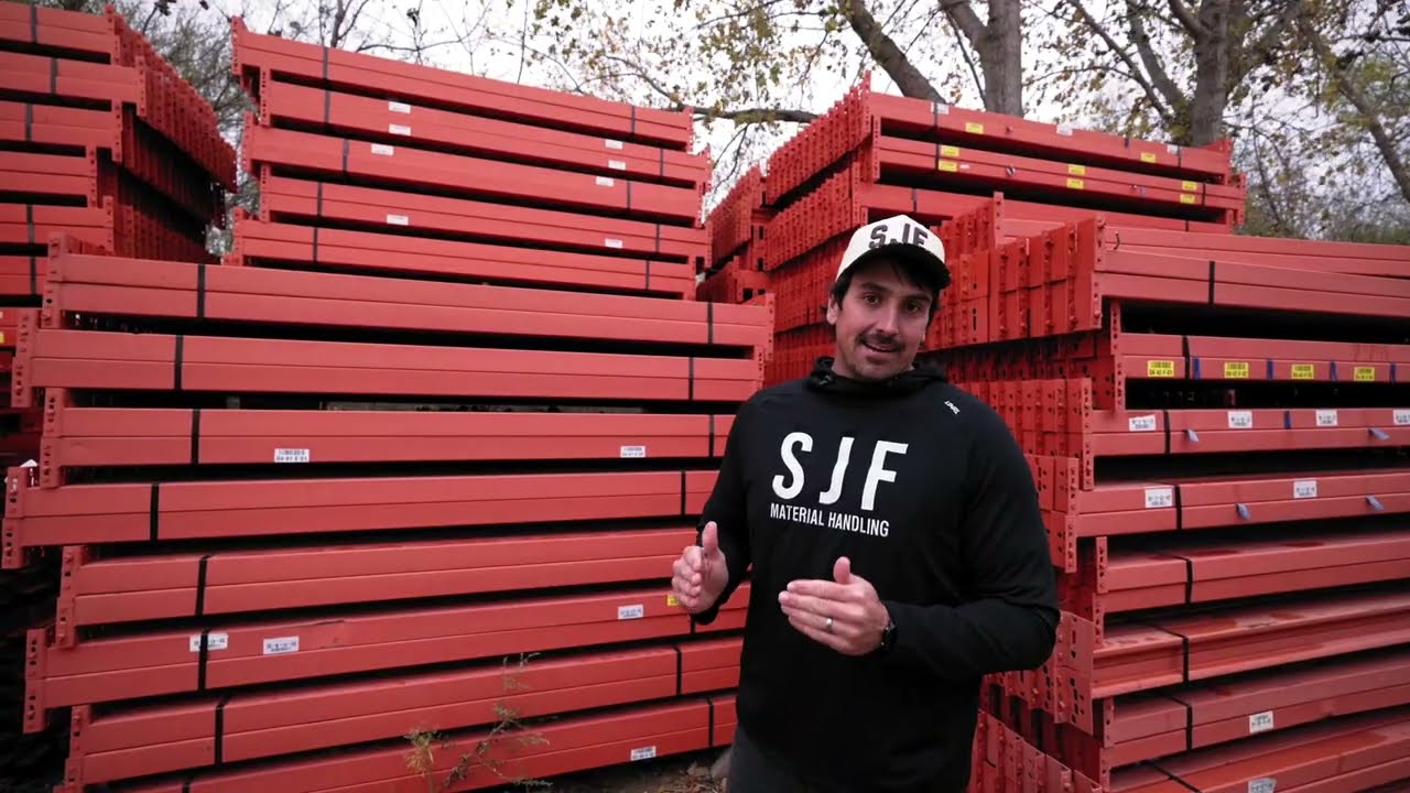 How We Inspect & Stock Used Pallet Rack Beams | SJF Material Handling
