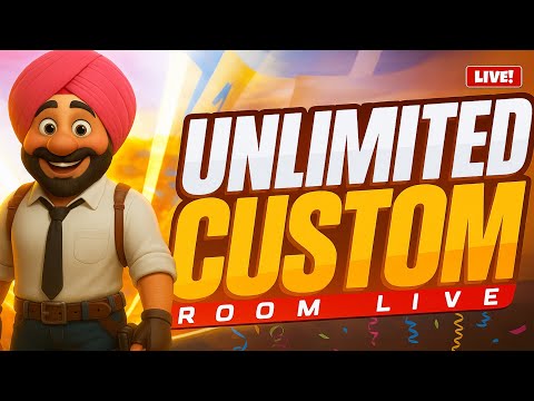 BGMI LIVE CUSTOM ROOM CUSTOM ROOMLIVE BGMI FREE FUN CUSTOM REGULAR STREAMER IS BACK
