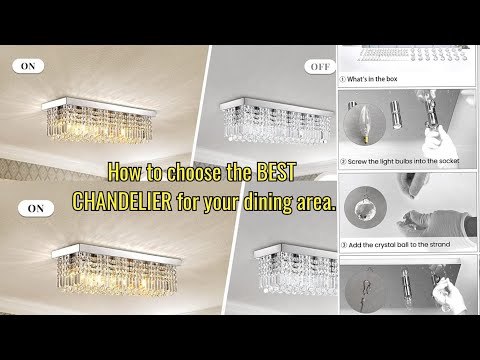 How to choose the BEST CHANDELIER for your dining area.