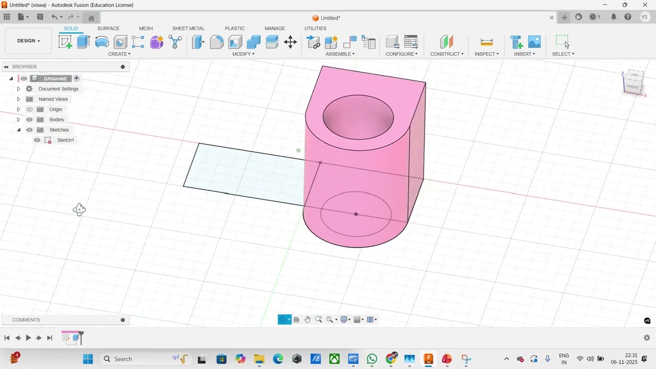 3D model in Fusion part - 17