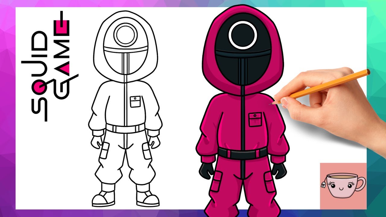 Cara Menggambar Penjaga Cumi-cumi - Lingkaran | Tutorial Menggambar Mudah