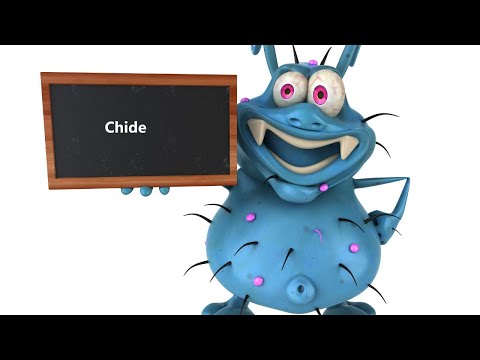 Spelling bee words with meanings ("Chide")