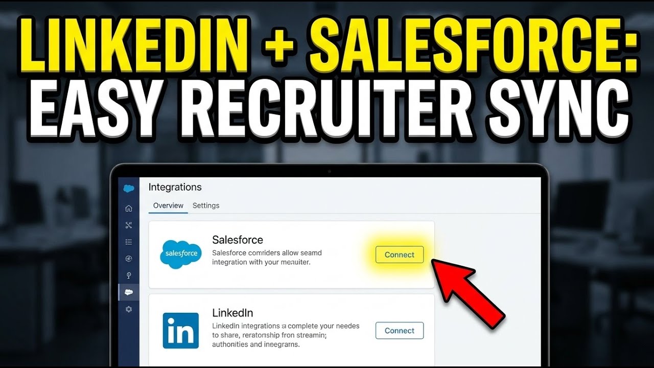 How to connect Salesforce with LinkedIn for managing recruiter conversations - Detailed Guide
