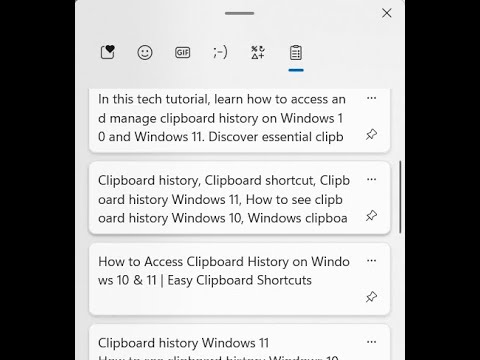 How to Access Clipboard History on Windows 10 & 11 | Easy Clipboard Shortcuts