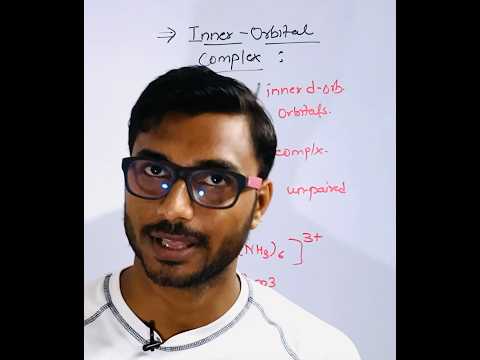Inner - Orbital Complex || Complex Compounds #neetug #shorts