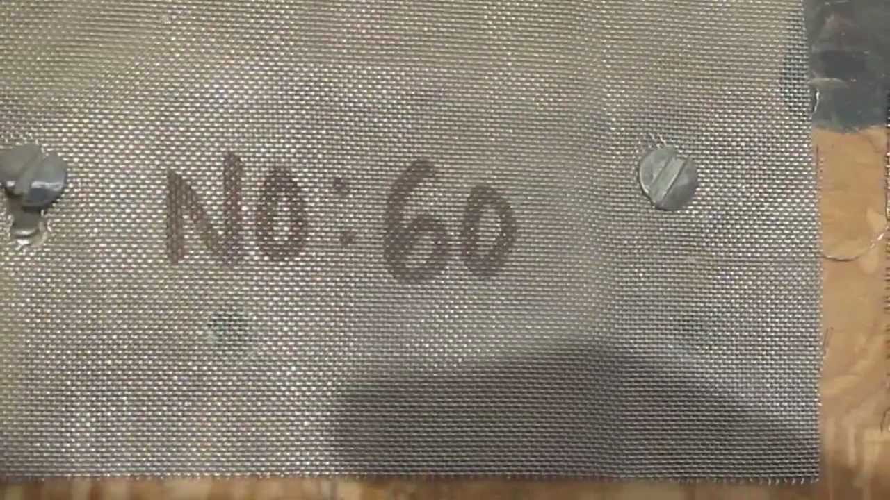 MESH SIZES