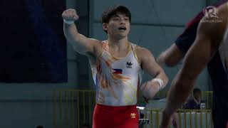 WATCH: Carlos Yulo dazzles in SEA Games gymnastics