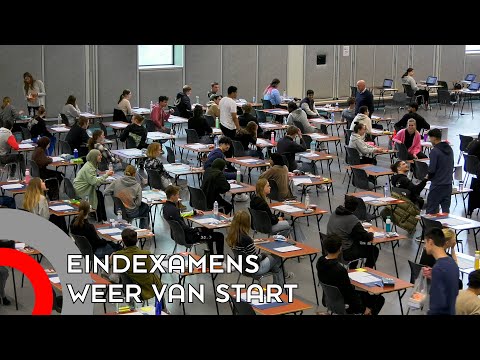 Leerlingen beginnen aan eindexamens: 'Als je een antwoord even niet weet, schiet niet in de stress'