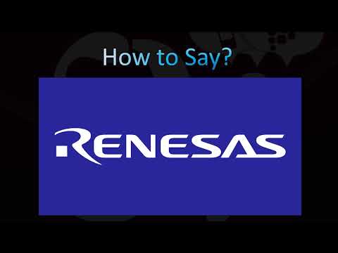 How to Pronounce ''Renesas'' (CORRECTLY!)