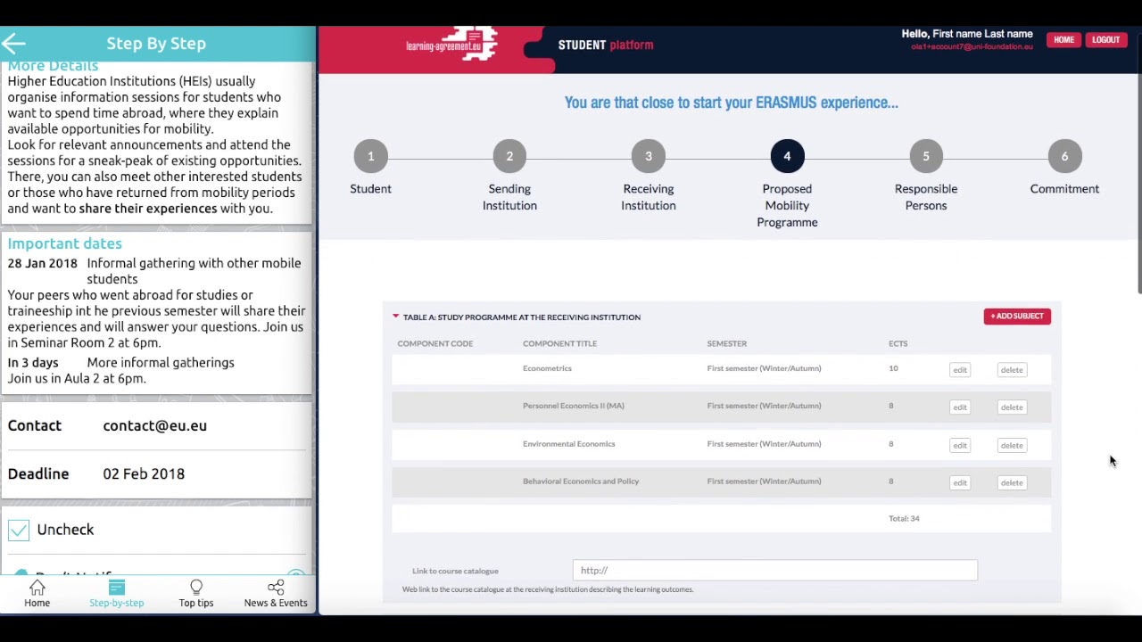 Erasmus Without Paper - Webinar: Digital tools for HEIs (28.02.2018) - Summary