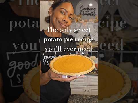 This sweet potato pie is irresistible 😍 #sweetpotatopie #recipe #thanksgiving #baking