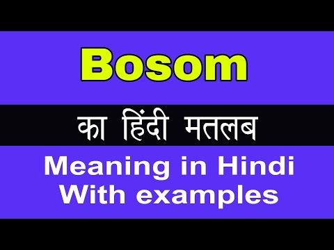 Bosom Meaning in Hindi/Bosomका अर्थ या मतलब क्या होता है