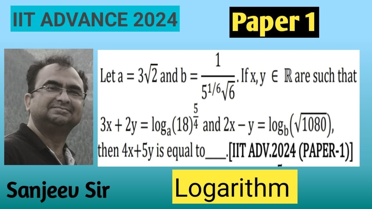 IIT Advanced PYQ logarithm 2024 Paper 1
