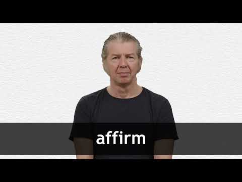 AFFIRM definition in American English | Collins English Dictionary