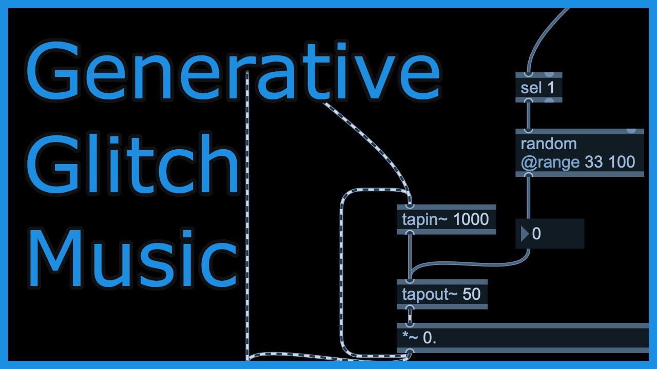 Generative Glitch Music | Max/MSP Tutorial