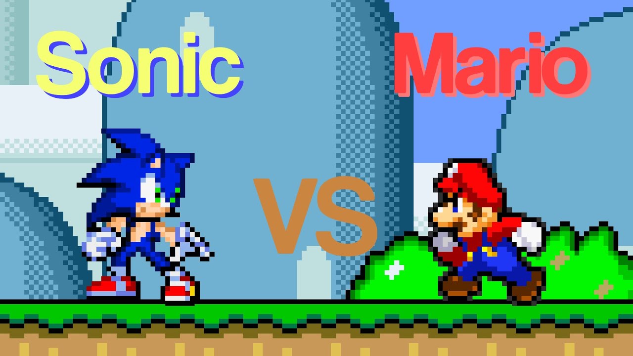 Mario vs Sonic StickNodes (Unfinished)
