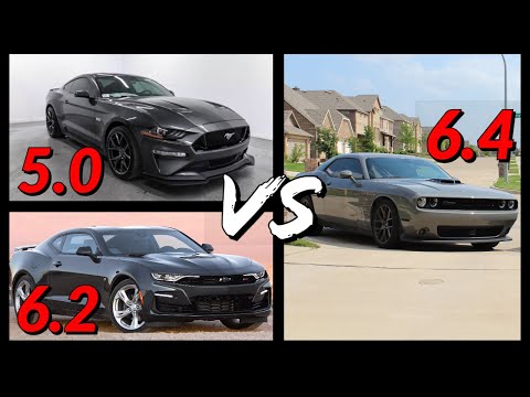 6.4 Hemi vs 6.2 LT1 vs 5.0 Coyote - Which motor is really the best?